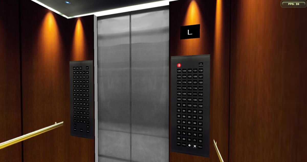 File:Glass Tower Local Elevator 2 Interior.jpg - Skyscraper Wiki